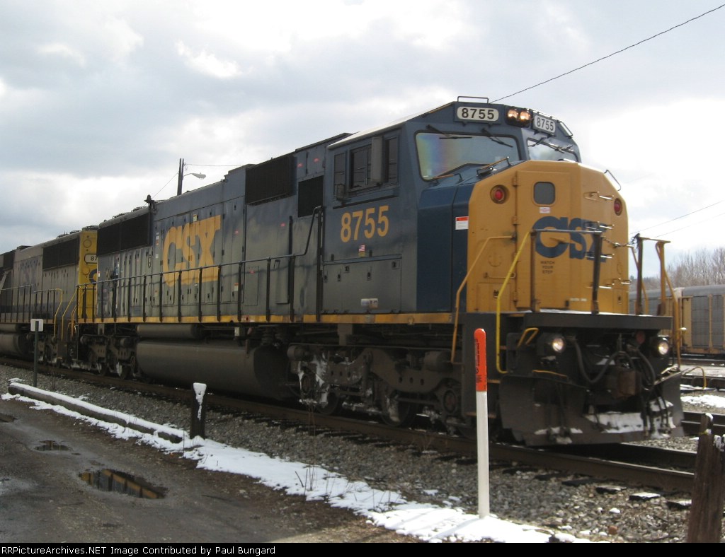 CSX 8755 Ex- CR 5654 SD60I Mar 17, 2007